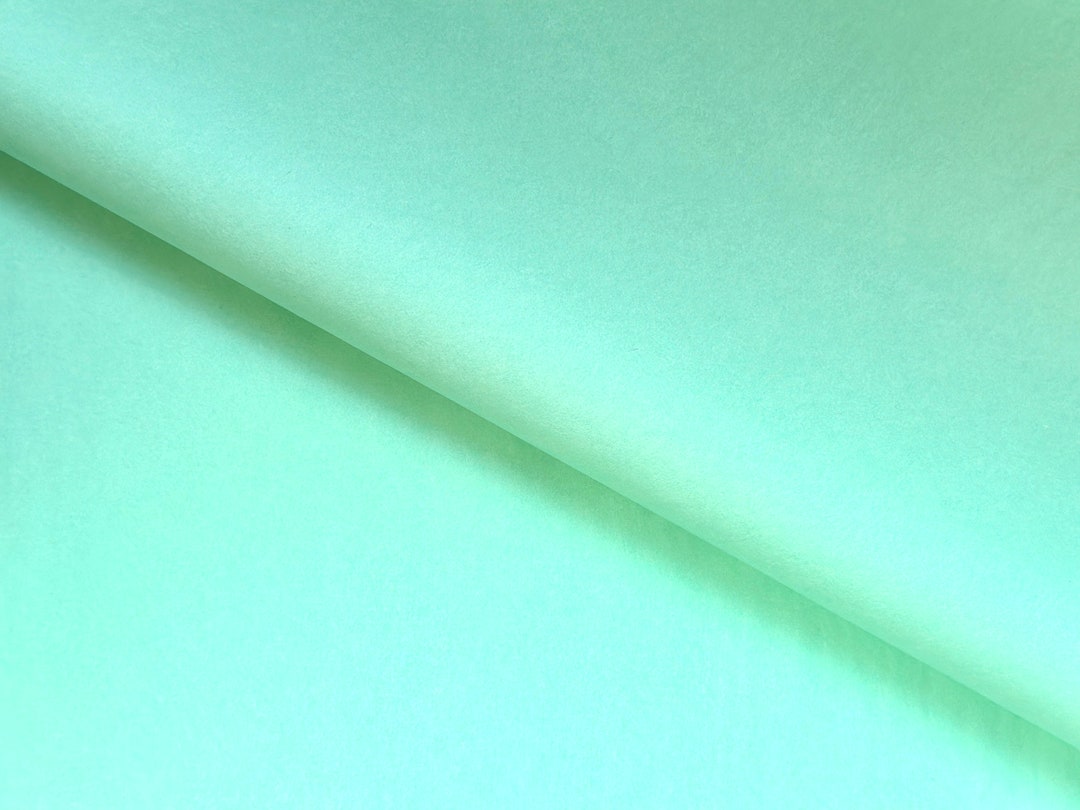 Cool Mint Green Tissue Paper Sheets High Quality 20/50/100 Sheets Acid ...