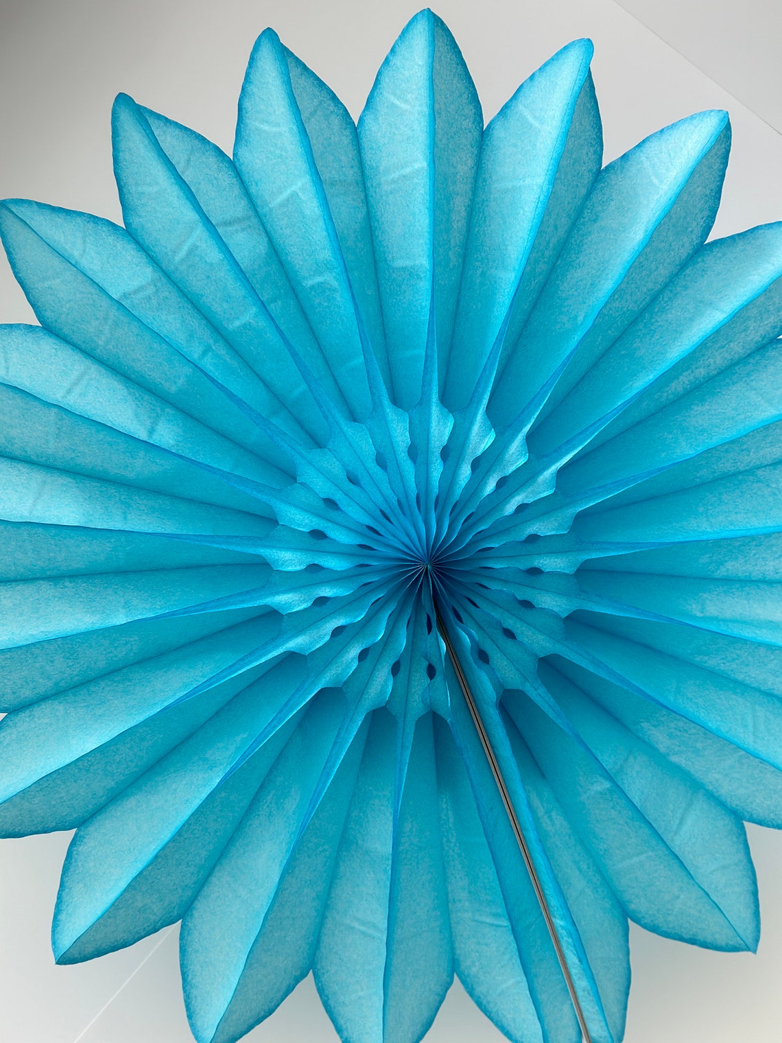 Large Baby Blue Paper Fan: Wedding, Party Decoration (26") - Etsy