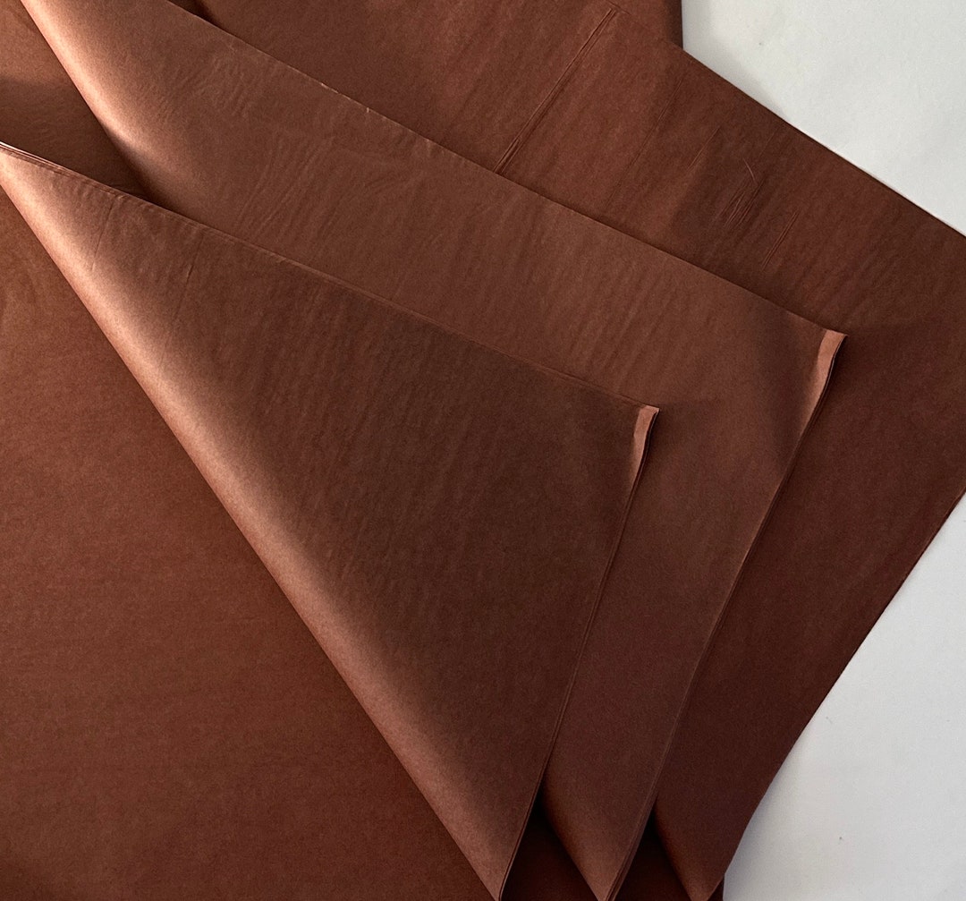 Raw Sienna Tissue Paper: Brown Gift Wrap, Arts & Crafts (20x30") - Etsy