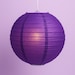 Purple Paper Lantern: 12" Hanging Party Decor (optional LED) - Etsy