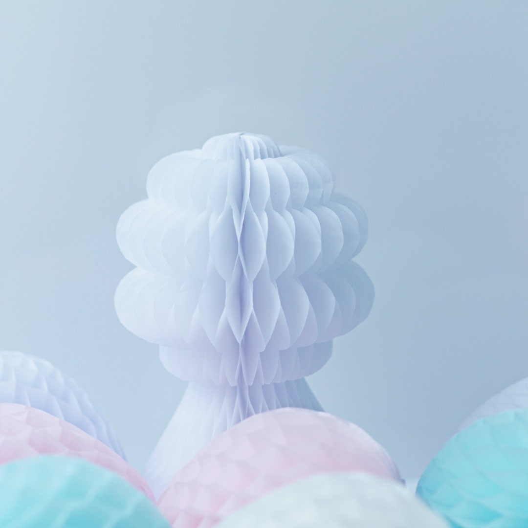 Handcrafted Tissue Paper Honeycomb Tree – Custom Party Decorations ...