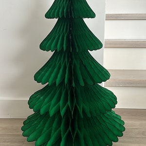Extra Large Green Paper Honeycomb Christmas Tree Decoration (25.5') - Etsy