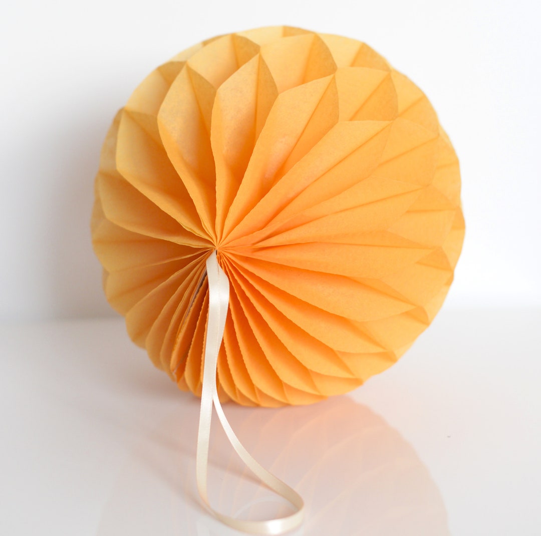 Mustard Paper Honeycomb Ball Party Decoration Various Sizes Muted ...