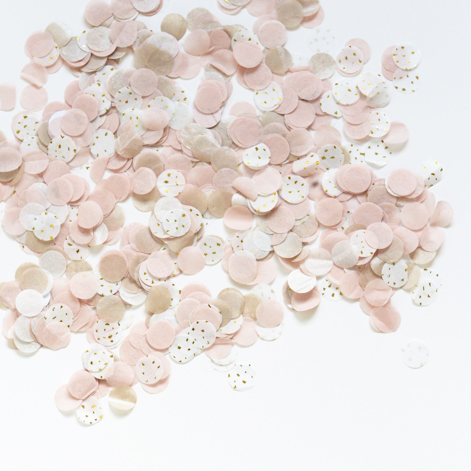 Blush Paper Confetti Biodegradable Confetti Wedding - Etsy