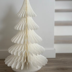 Extra-large Paper Honeycomb Christmas Tree – Vintage Style, Reusable ...