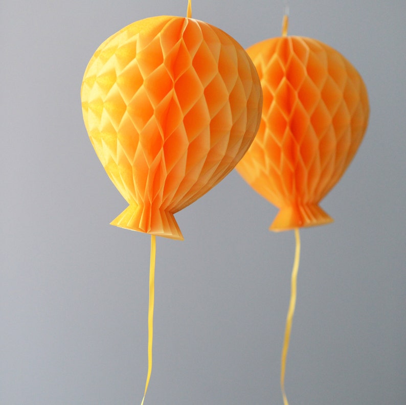 Tissue Paper HONEYCOMB BALLOON Garland 1st Birthday Decor - Etsy