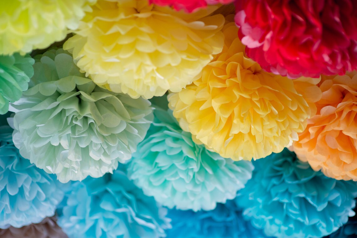 Tissue Paper Flowers Wedding Decorations Birthday - Etsy