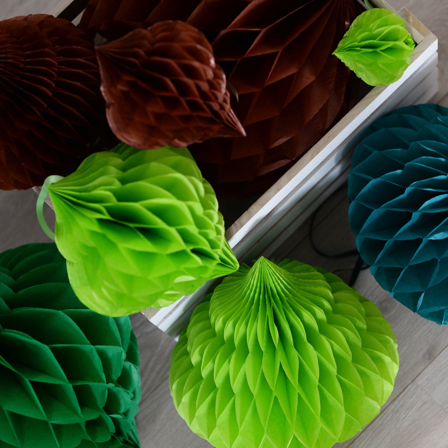 Paper Bauble Honeycomb Decoration Paper Teetotum Paper - Etsy UK