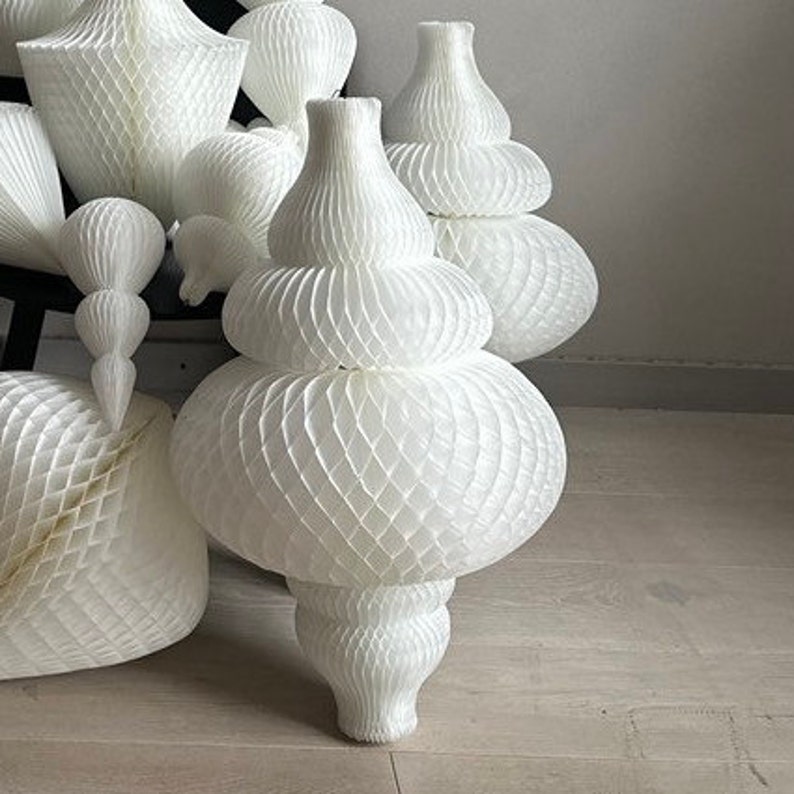 Large 26" Paper Honeycomb Baubles: Handmade Wedding & Christmas Decor ...
