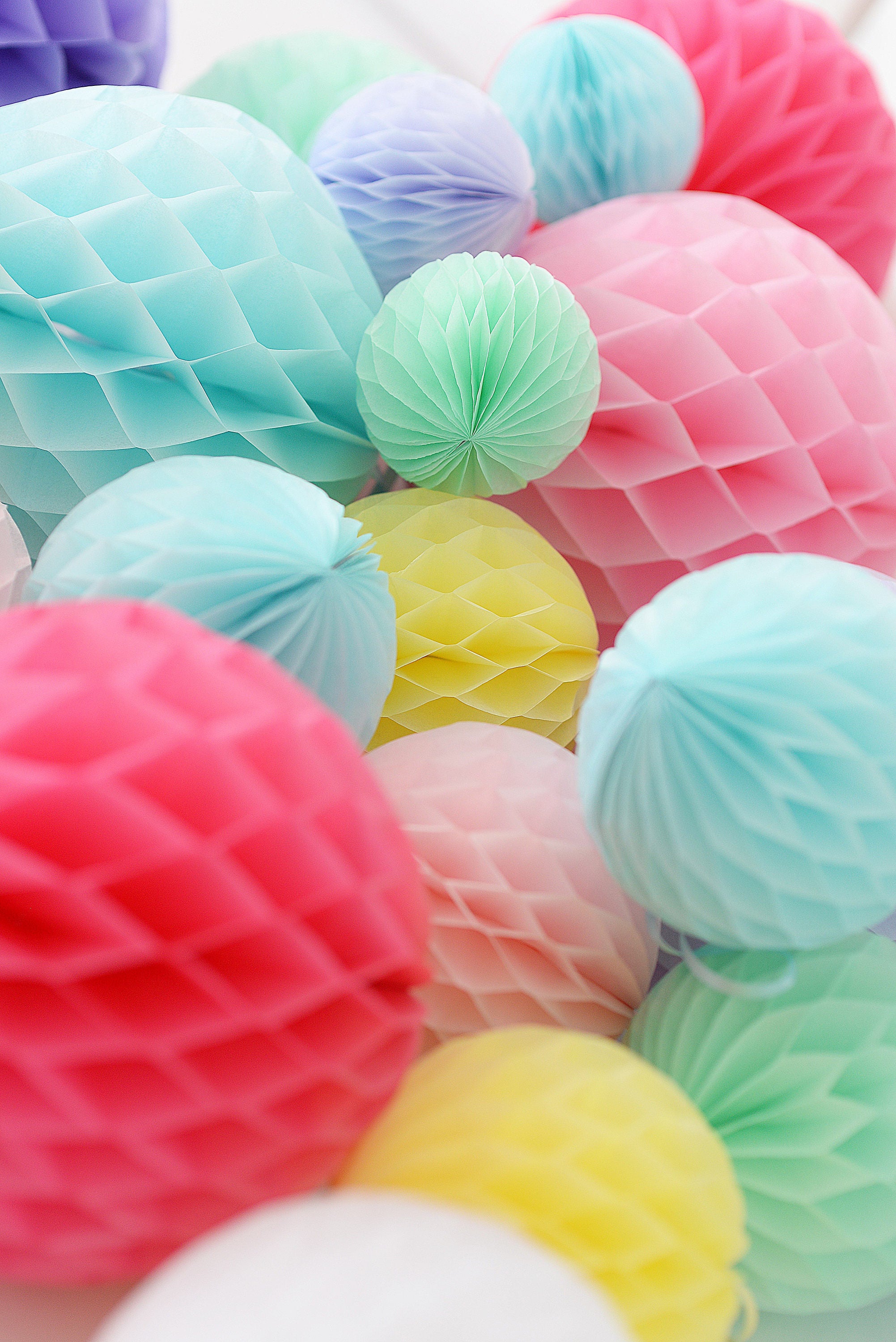 Party Paper Honeycomb Ball Honeycomb Pom Poms Wedding - Etsy UK
