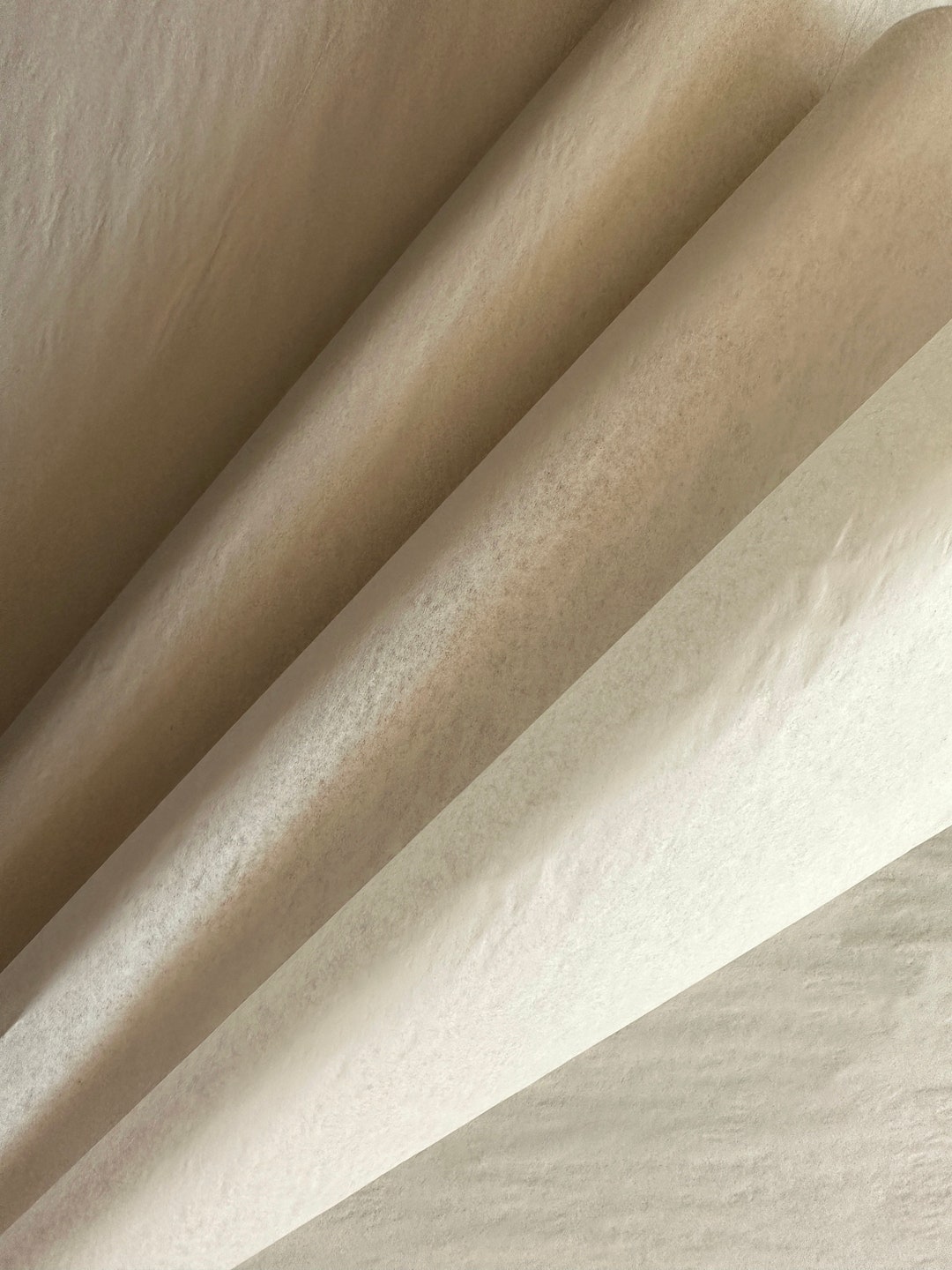 Premium Almond Milk Tissue Paper 20 /50 / 100 Sheets for Gift Wrapping ...