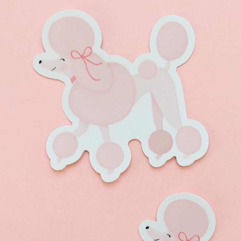 Poodle Sticker - Etsy