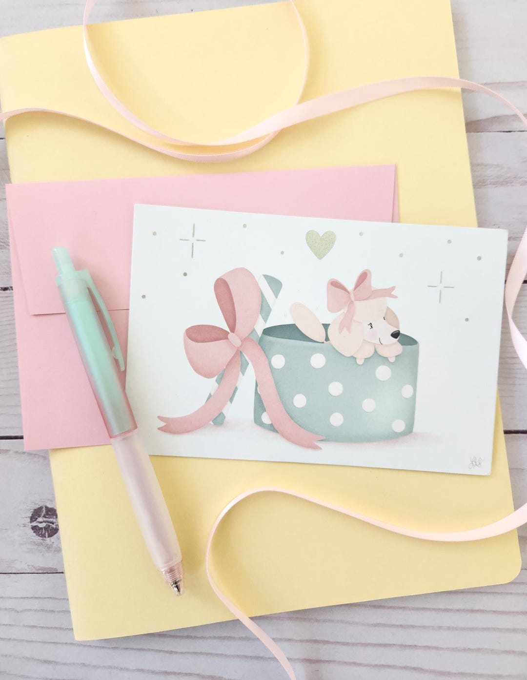 Poodle Note Cards Flat Note Card Set Foiled Note Card Poodle Puppy - Etsy