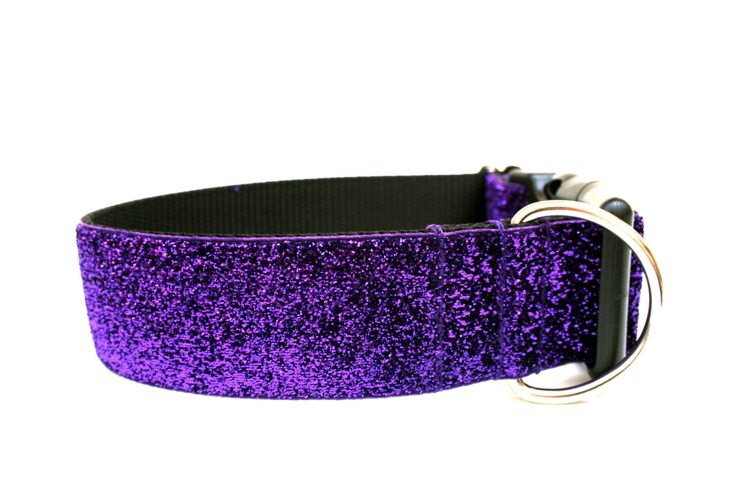 Purple Dog Collar 1.5 Glitter Dog Collar | Etsy