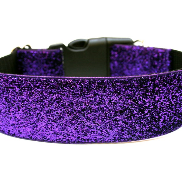 Purple Dog Collar - Etsy