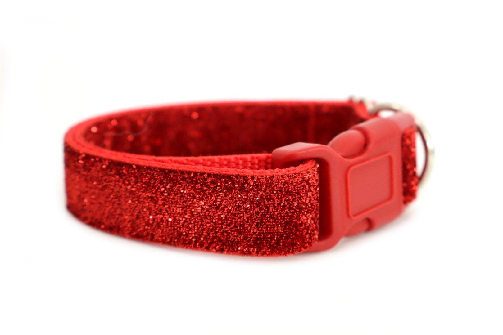 Red Glitter Dog Collar 1” Sparkle Collar for Dogs Holiday Dog Collar - Etsy