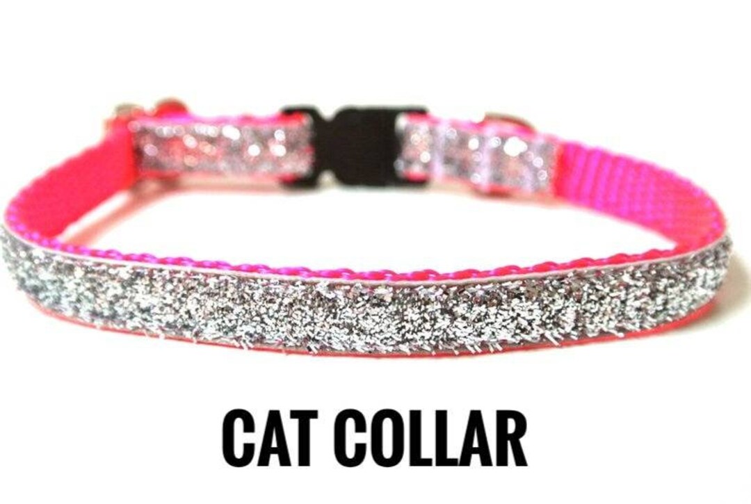 Glitter Cat Collar, Breakaway Cat Collar, Pink Cat Collar, Sparkle ...