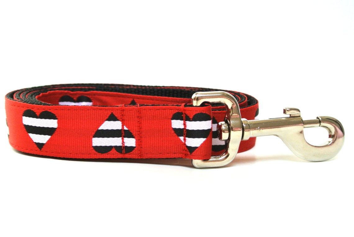 Valentine Dog Leash 1 Heart Dog Leash | Etsy