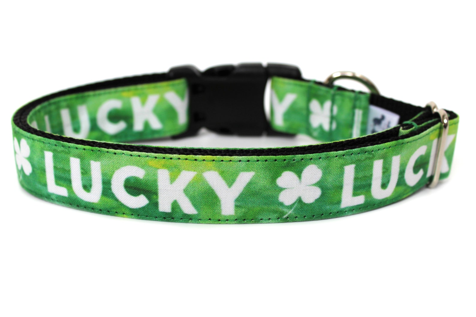 Lucky Dog Collar 1" St Patricks Day Dog Collar Shamrock Dog Collar - Etsy