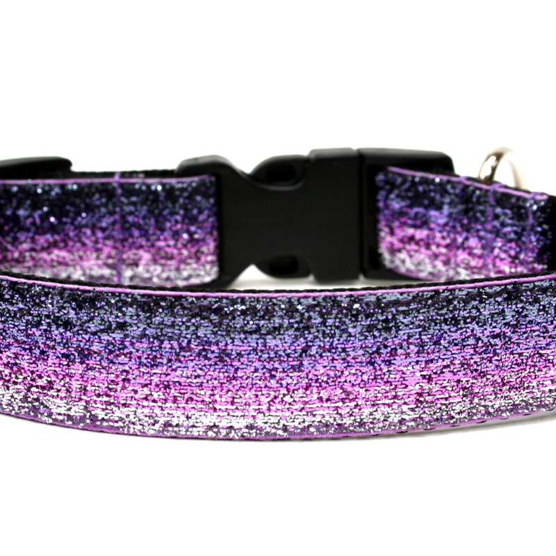 Purple Dog Collar - Etsy