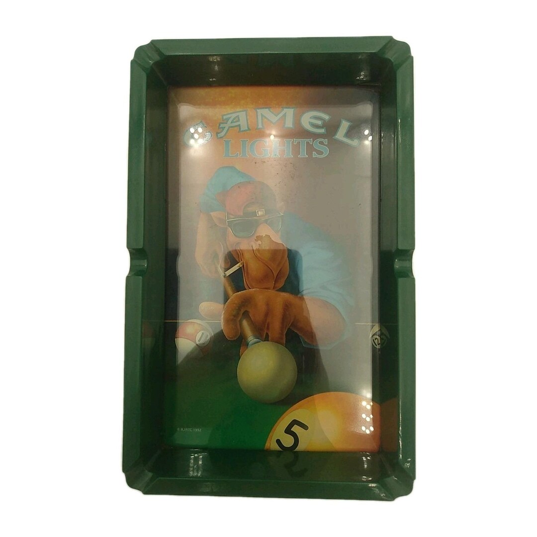 Vintage 1992 Camel Lights, Joe Camel Pool Table Ashtray - Etsy