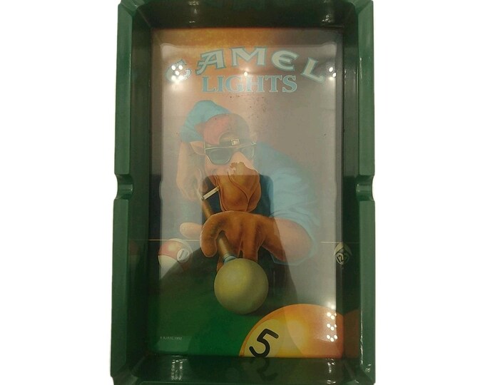 Vintage 1992 Camel Lights, Joe Camel Pool Table Ashtray - Etsy