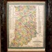 Michigan State Map Print of an 1853 Map on Parchment Paper - Etsy