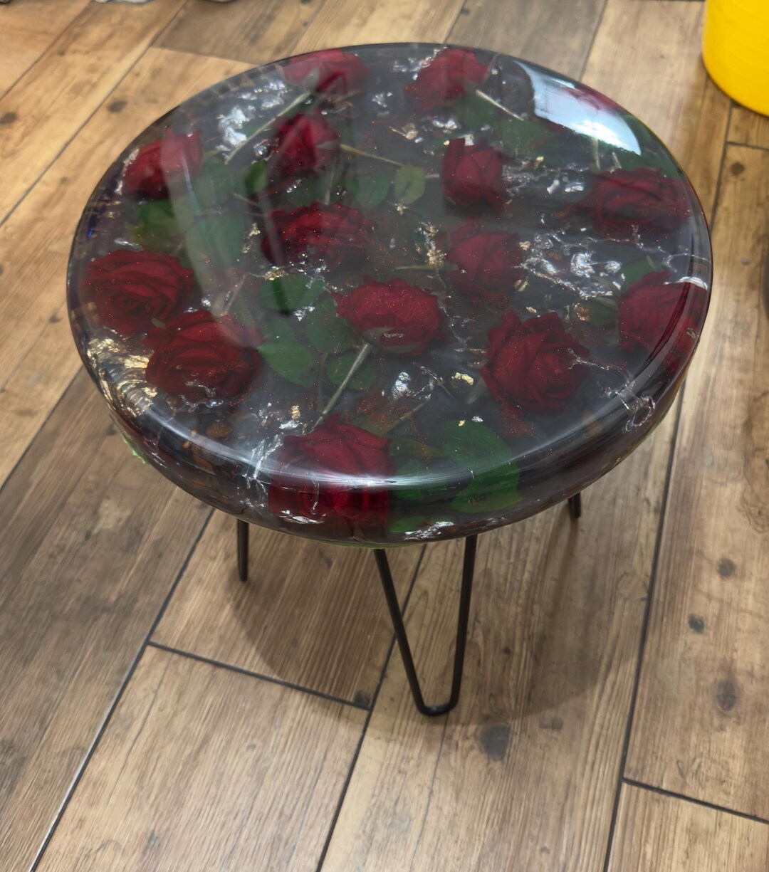 Roses Resin Table - Etsy