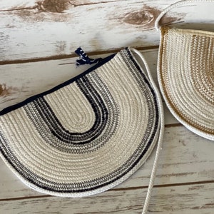 Blue, Rainbow, Rope, Purse, Bag, Crossbody, Beach, Bag, Summer, Coin ...