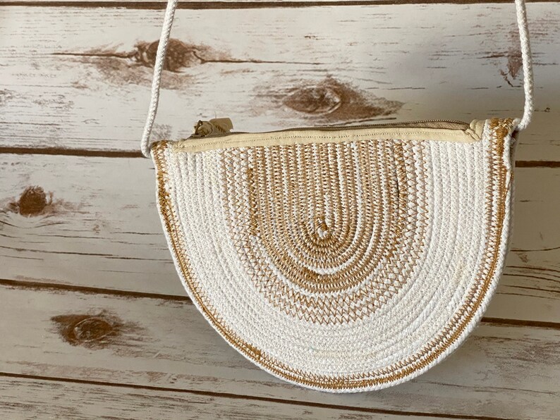 Blue Rainbow Rope Purse Bag Crossbody Beach Bag | Etsy