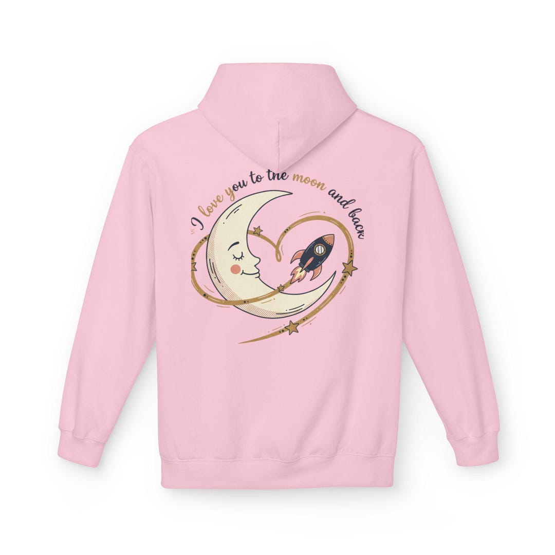 Moon and Rocket Heart Hoodie | I Love You to the Moon and Back ...