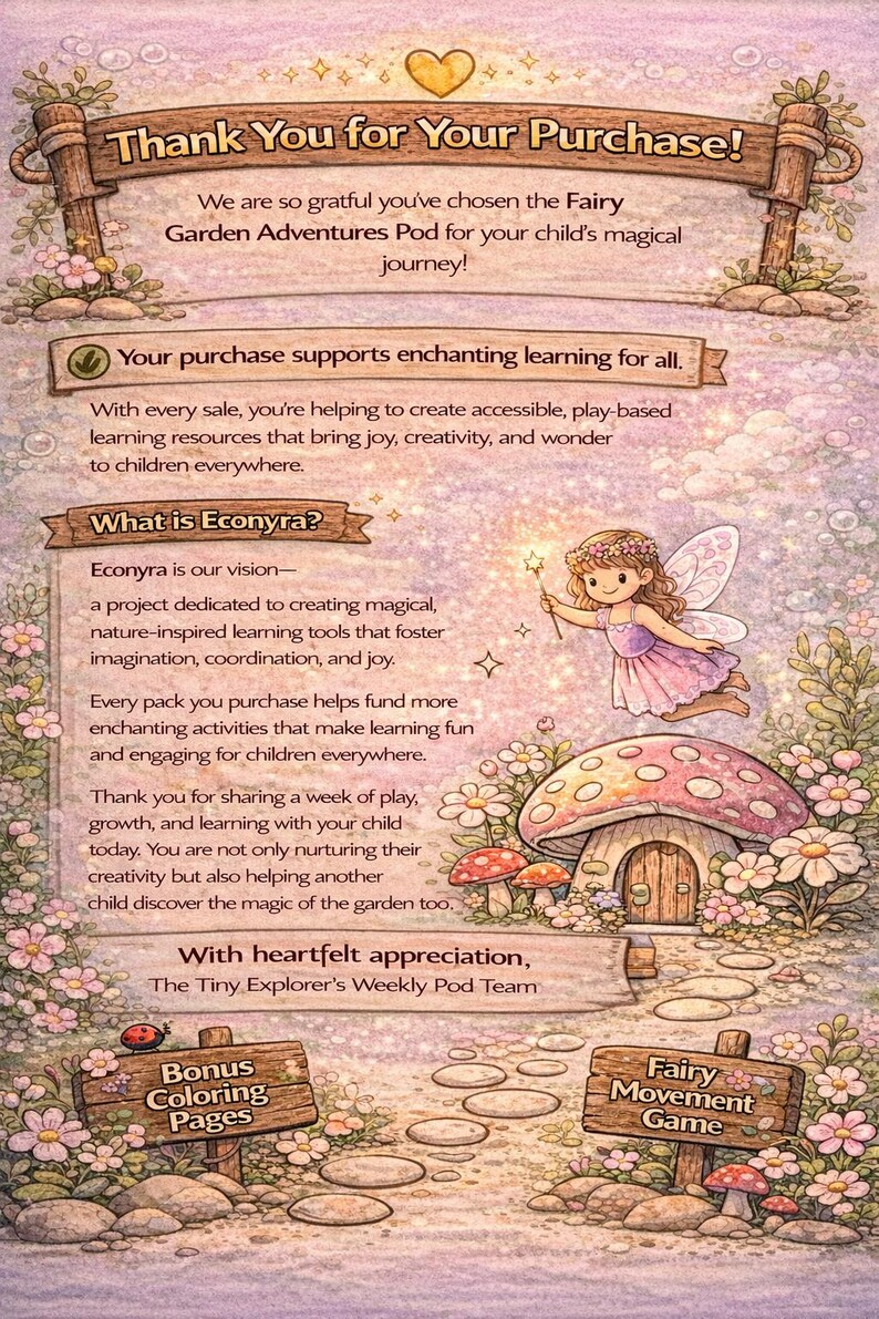 Montessori Fairy Garden Activity Pack for Toddlers 3–6 | Preschool ...