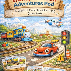 Transportation Activity Pack for Toddlers Ages 3-6 – Montessori ...