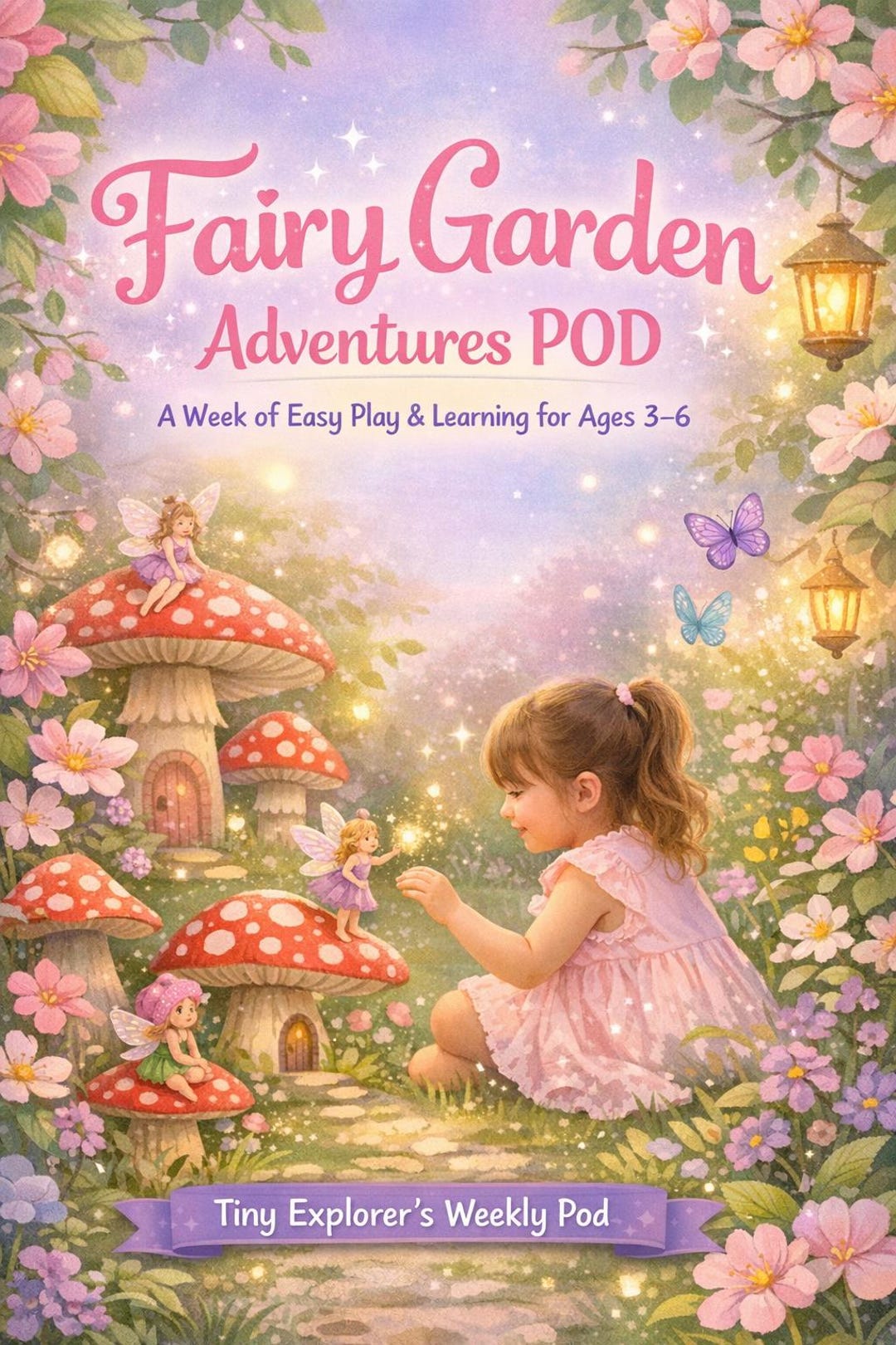 Montessori Fairy Garden Activity Pack for Toddlers 3–6 | Preschool ...