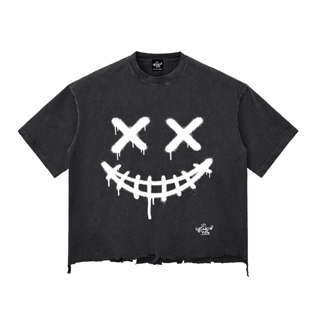 Smiley Graffiti Icons Tee – Streetwear Essential - Etsy
