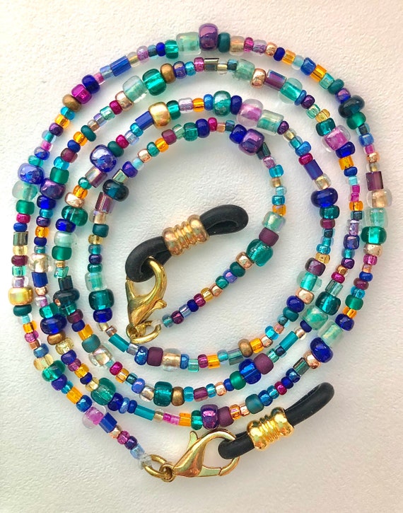 Peacock Eyeglass Chain | Etsy