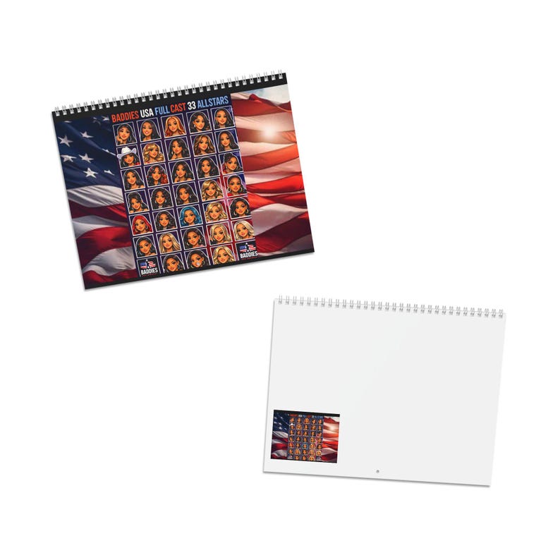 Baddies USA Calendar 2026 | Wall Calendar, American Flag Theme - Etsy UK
