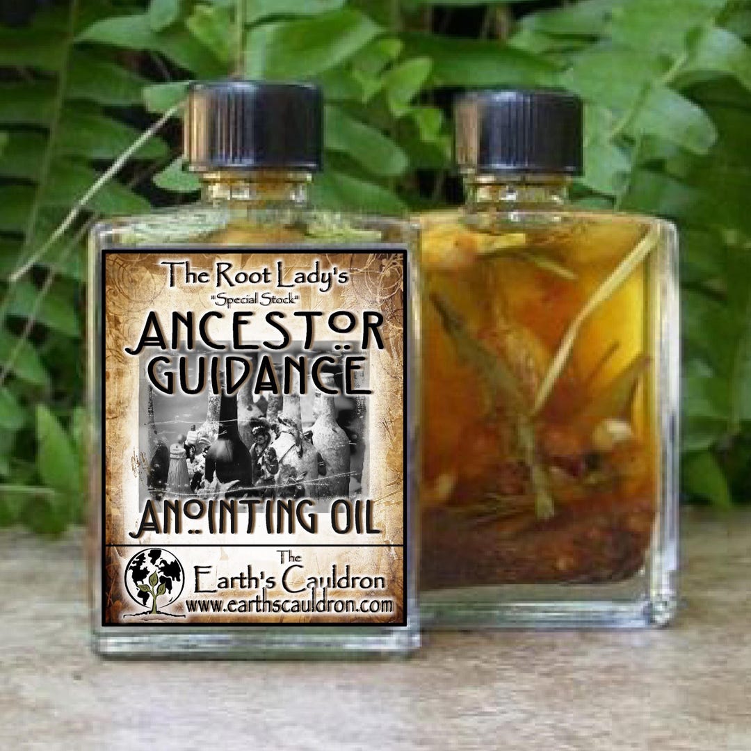 Ancestor Guidance ~ Spell and Anointing Oil, Ritual Oil, Intention Oil ...