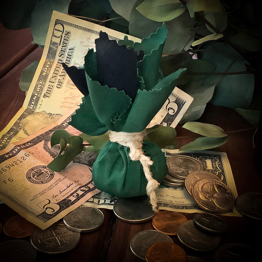 Money Drawing Mojo Bag ~ Gris-gris, Mojo Hand, Charm, All Natural ...
