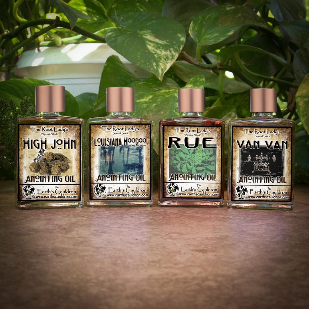 The Hoodoo & Voodoo Set Spell and Anointing Oil, Ritual Oil, Intention ...