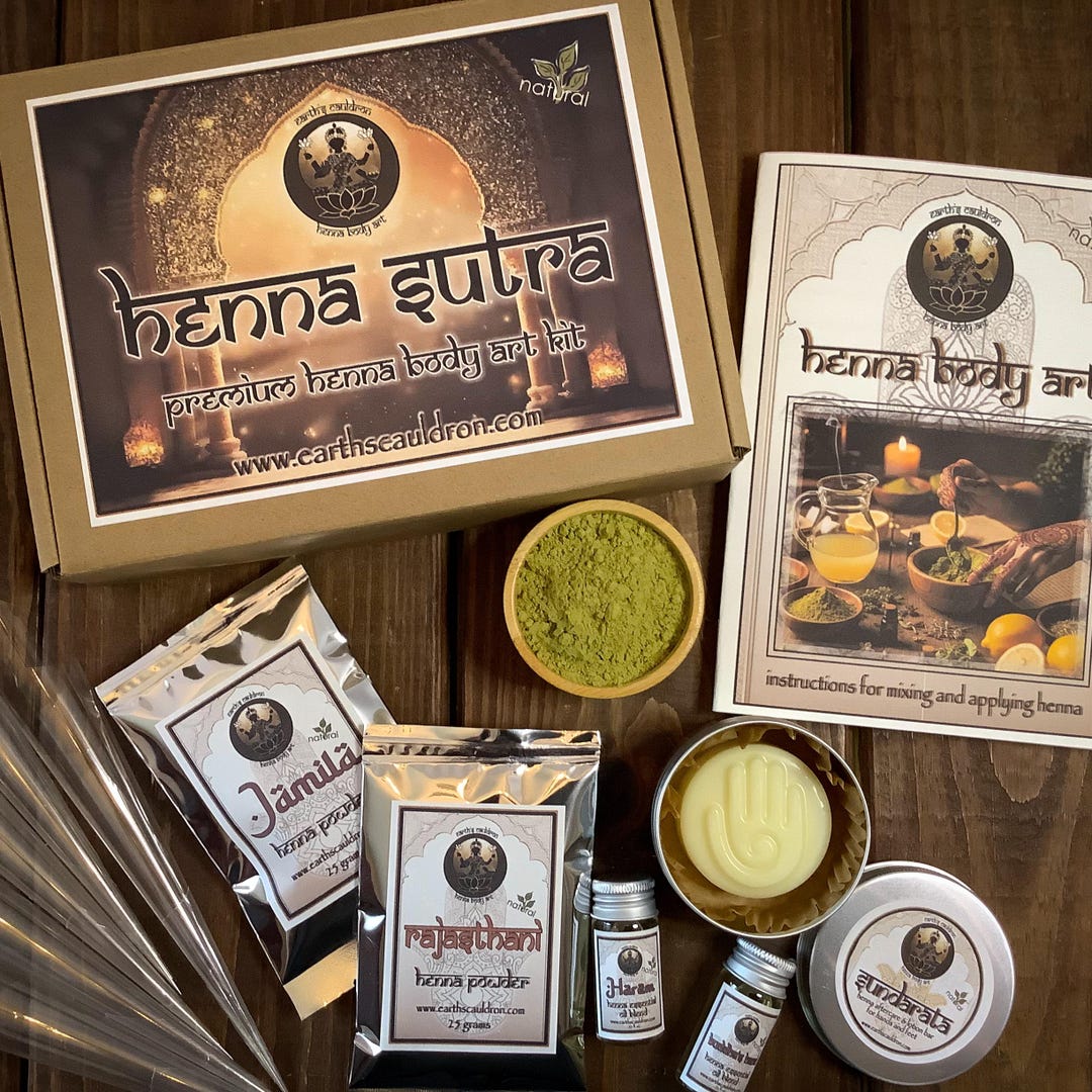 Henna Sutra ~ Premium Body Art Kit ~ Beginner to Professional Eco ...