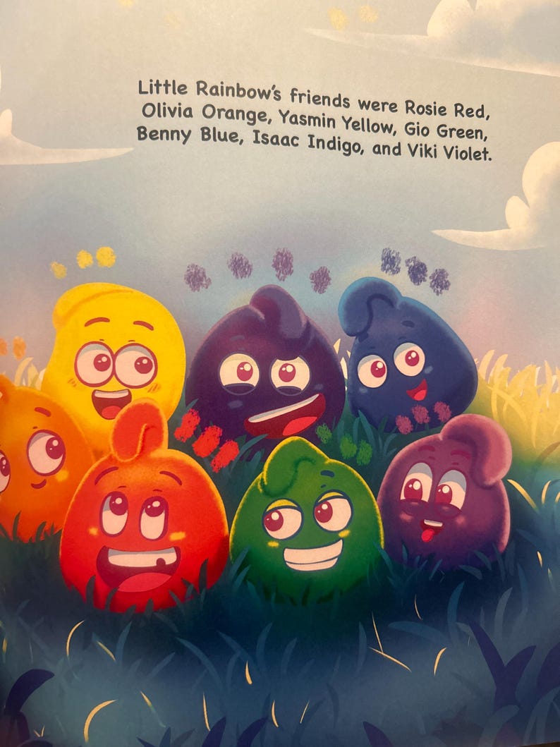 The Little Rainbow Who Lost Its Colors - Etsy