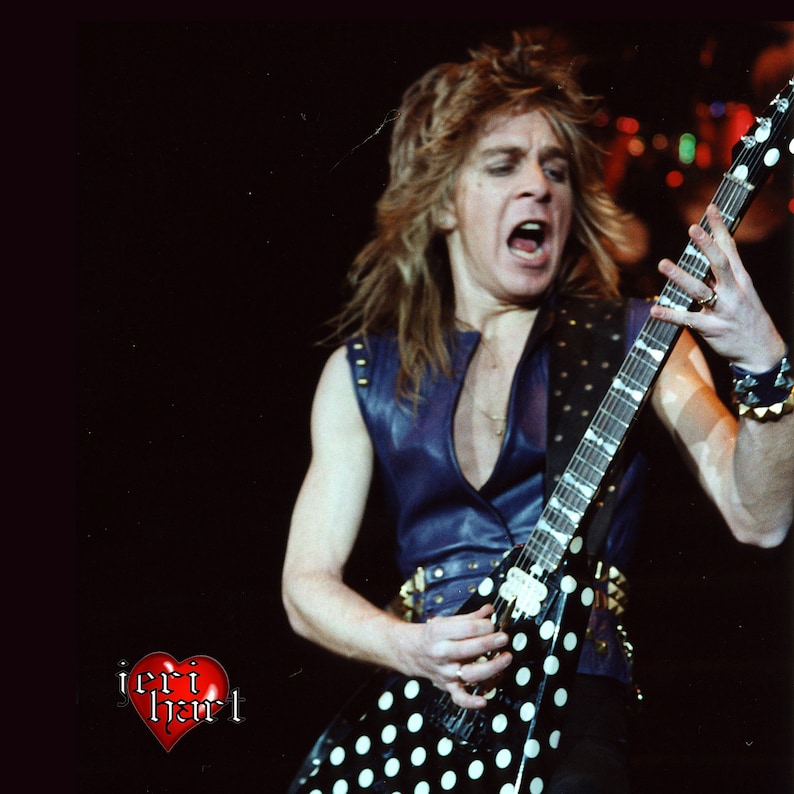 Randy Rhoads Polka Dot V Replica Guitar Strap Full Length - Etsy