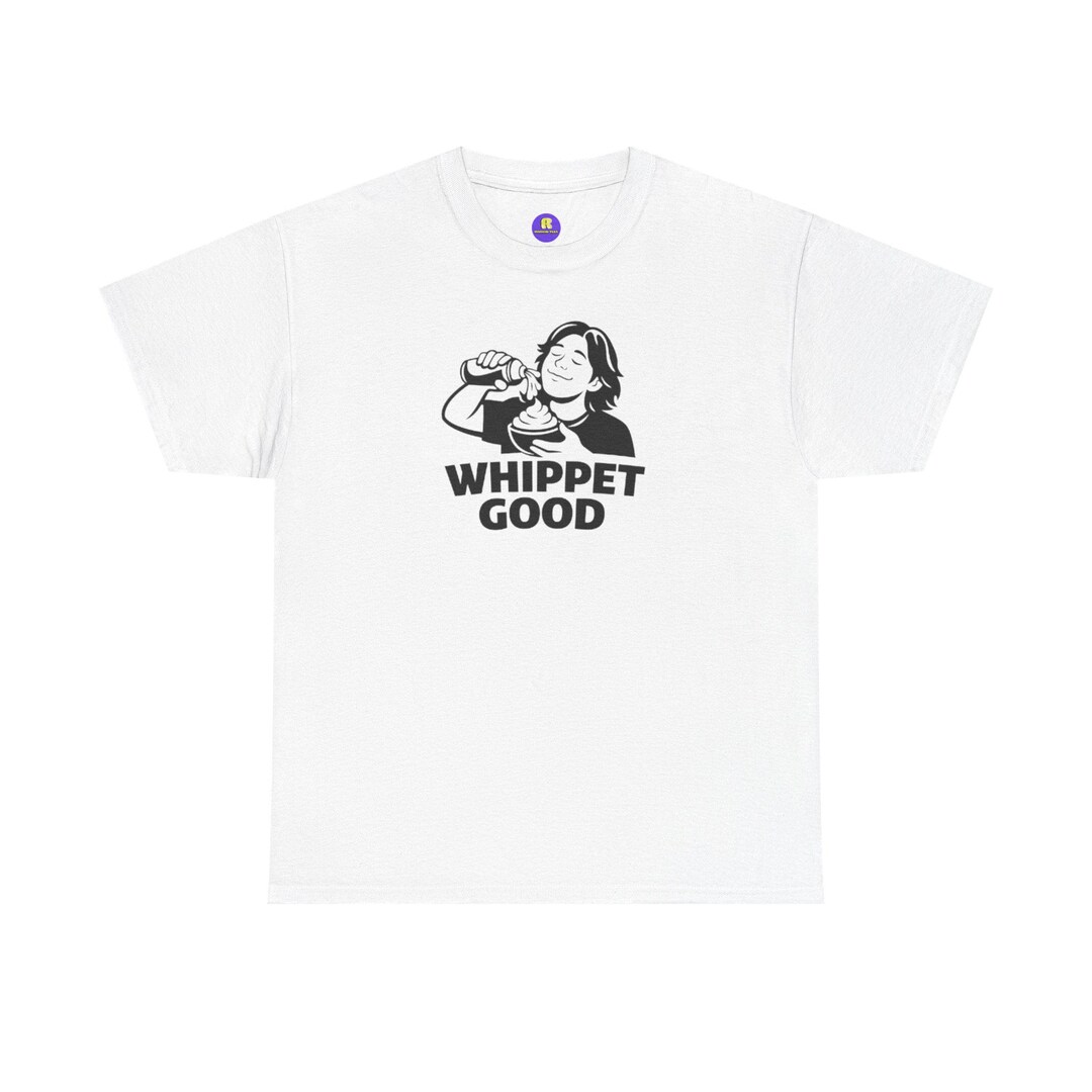 Whippet Good Graphic Tee | T-shirt, Dog Pun, Cartoon Whippet, Black ...
