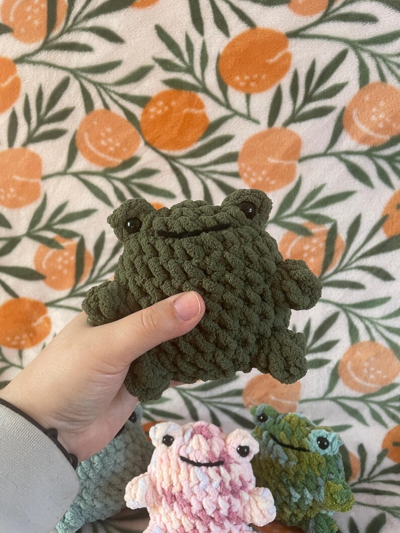 Crochet Baby Fat Frog | Handmade, Soft, Plush, Squishy, Stuffed Animal ...