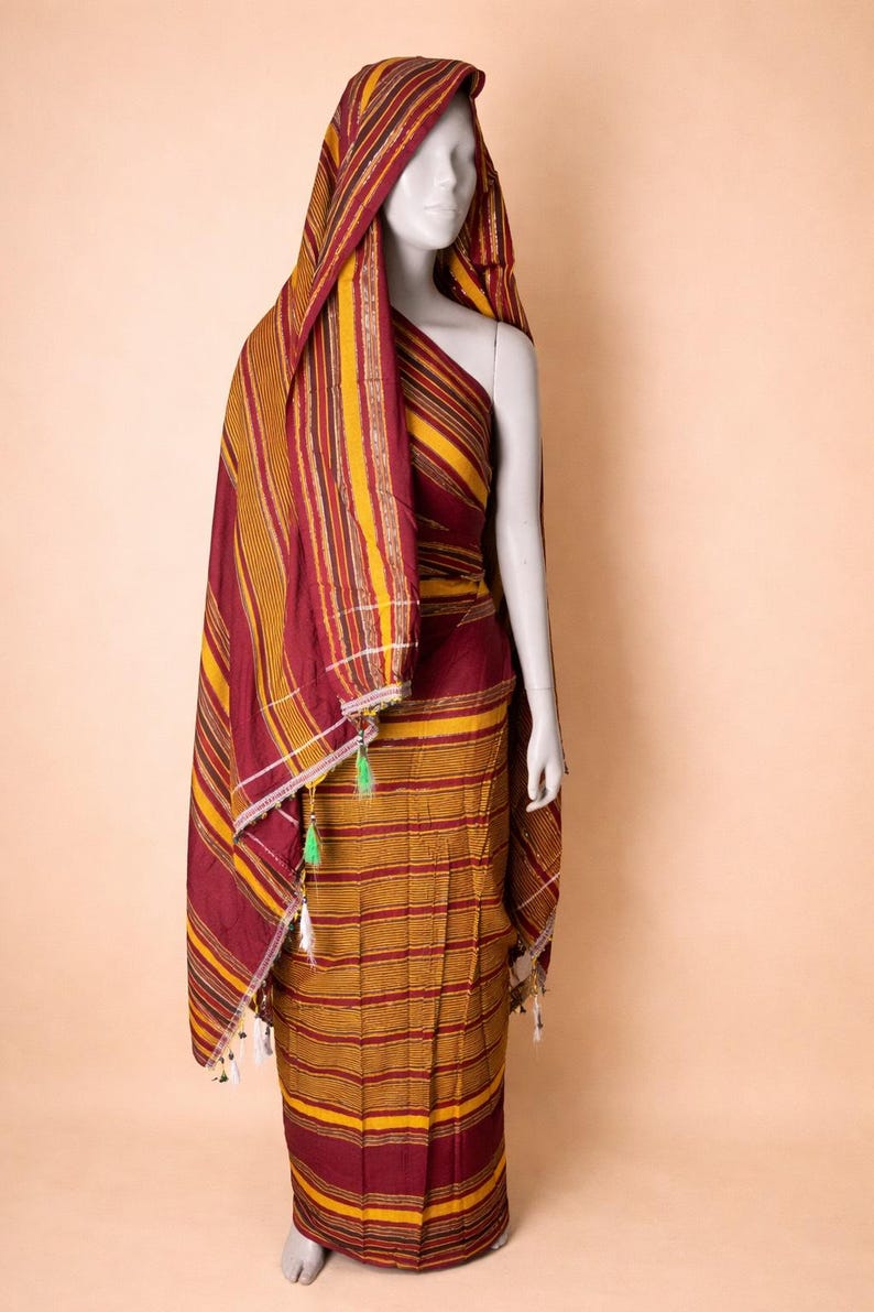 Dark Red Hido Iyo Dhaqan | Somali Bride Dress | Traditional Wedding ...