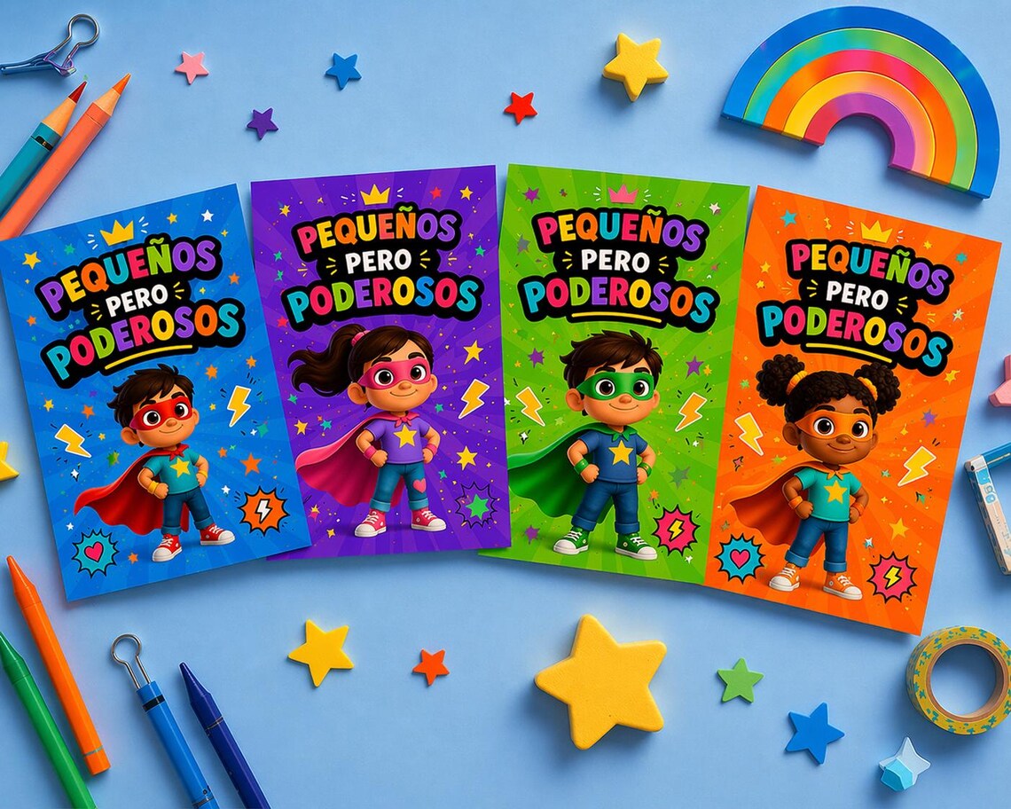 Kids Superhero Affirmation Cards Printable, Positive Cards, Confidence ...