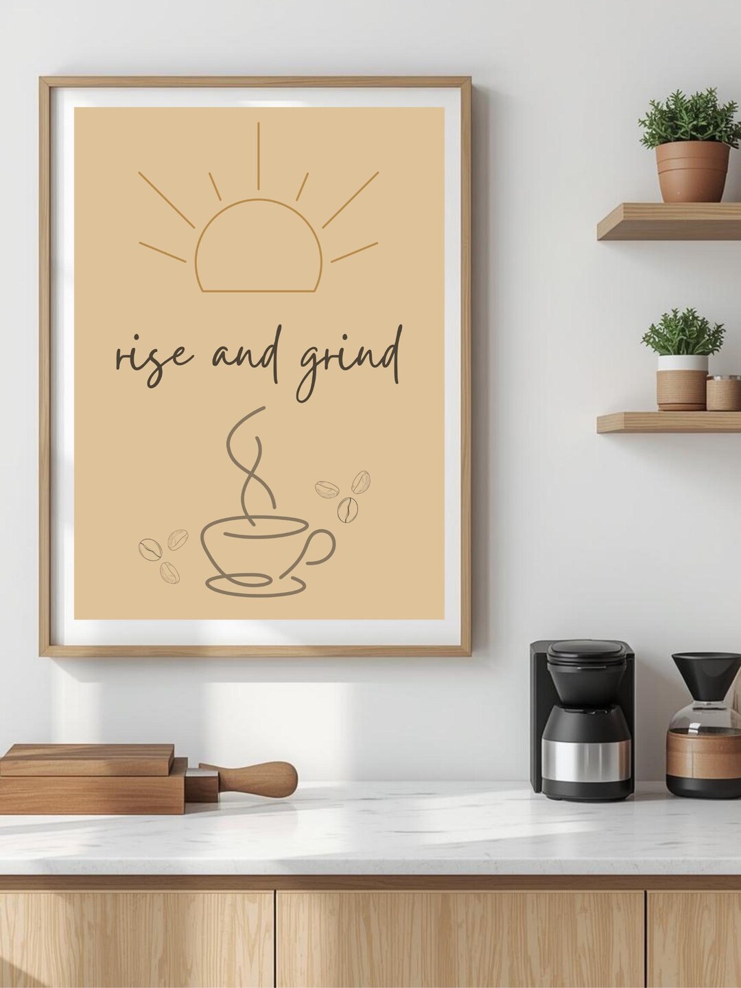 Rise and Grind Digital Art Print - Etsy
