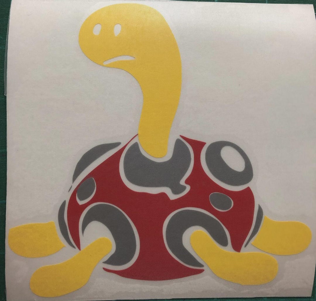 6" Suffle Vinyl Decal - Etsy