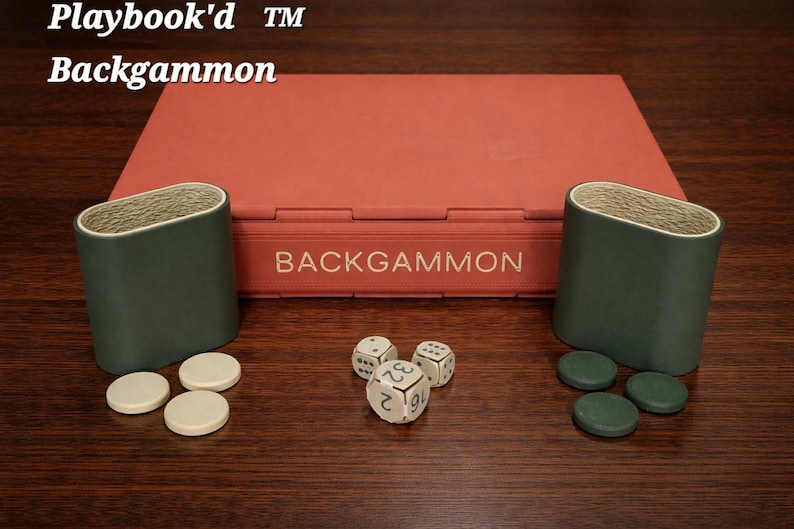 Playbook'd Backgammon Set – Book Style Travel Game With Hidden Storage ...